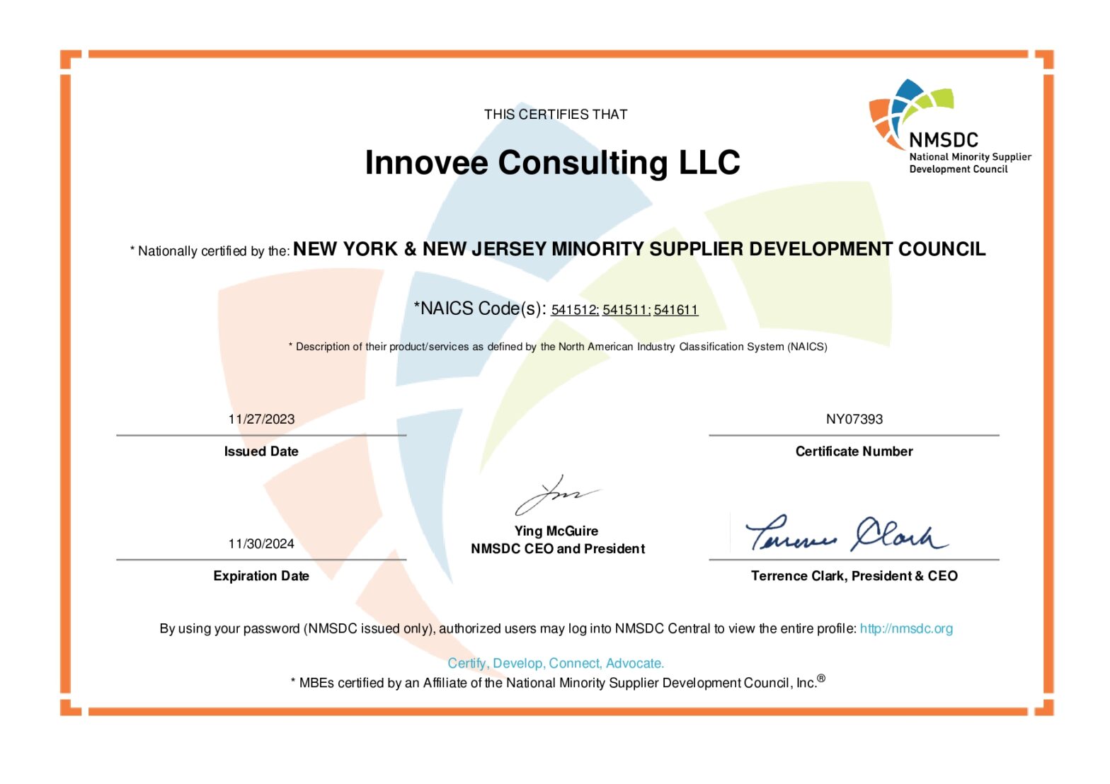 Certifications - Innovee